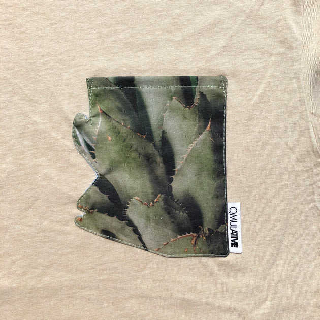 'URBAN AGAVE' AZ POCKET TEE – QMULATIVE